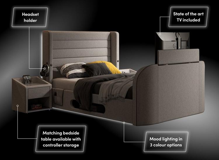 Drift Gaming Ottoman TV Bed Frame Dreams Ireland