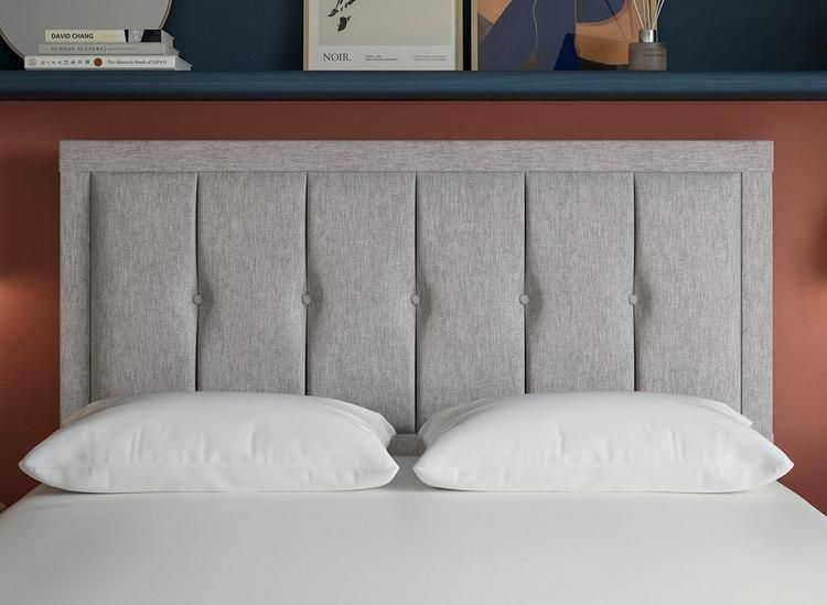 Lucid bordered upholstered headboard store