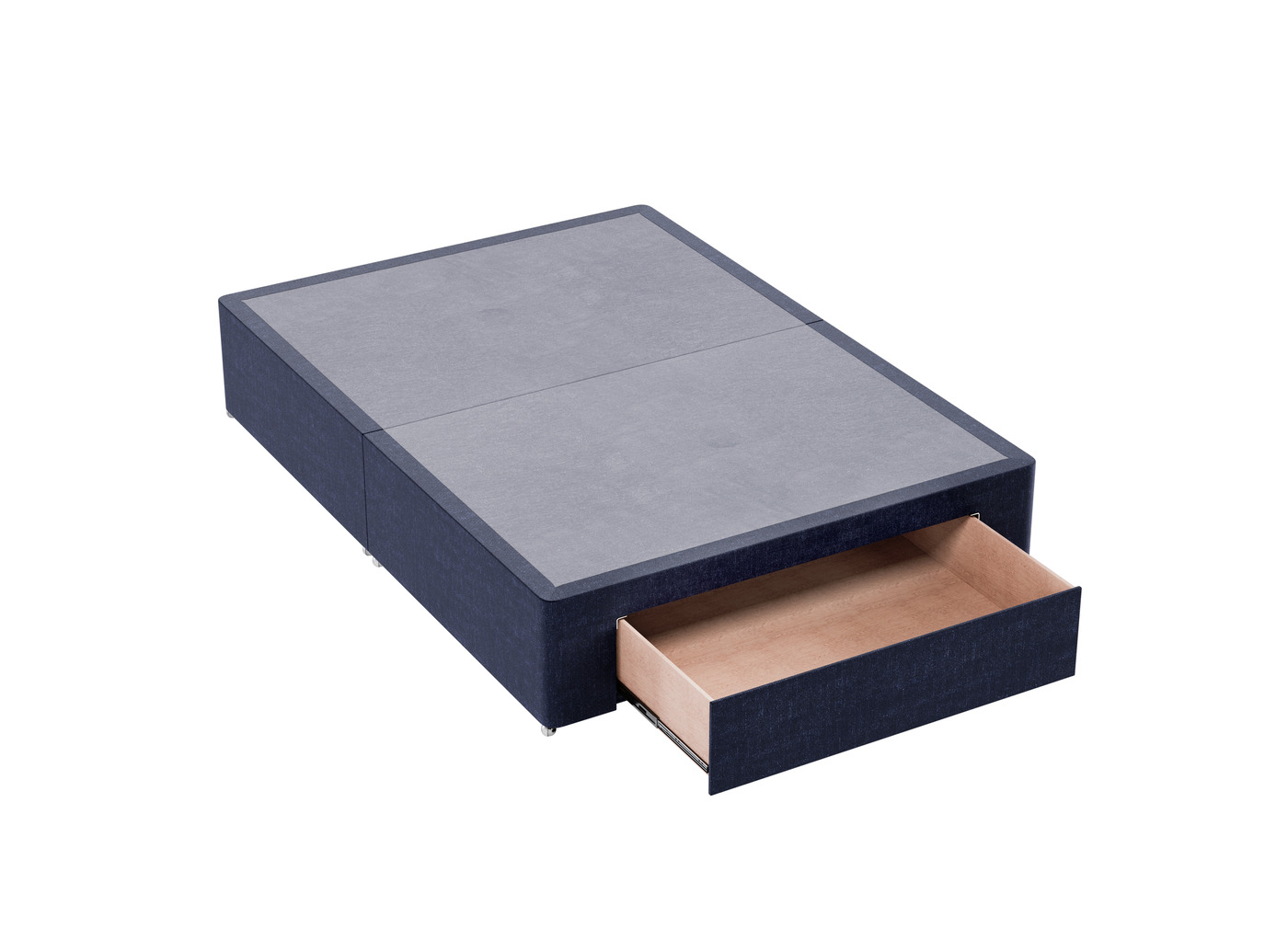 Divan base with end drawer store